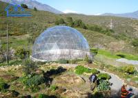 China Outdoor Geodesic Dome Tent - 100km/h Wind Load, 75kg/sqm Snow Capacity, Fireproof & Waterproof for Camping & Events for sale