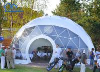 China Luxury Rainproof Commercial Dome Tent Hotel with 10-100km/h Wind Resistance and 75kg/sqm Snow Load Capacity for sale