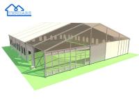 China Customized Transparent Sports Hall Tent Aluminum Frame 100km/h Wind Load for sale