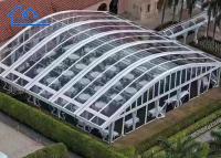 China Customized Transparent Sports Hall Tent Aluminum Frame 100km/h Wind Load for sale
