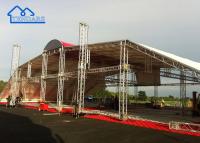 China Aluminum Alloy 6082-T6 Event Truss System 300x300mm Lightweight Stage Roof for Concert for sale