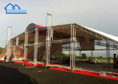 China Aluminum Alloy 6082-T6 Event Truss System 300x300mm Lightweight Stage Roof for Concert for sale