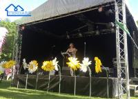 China Aluminum Stage Lighting Truss 6082-T6 300x300mm Custom Length for Concert Event for sale