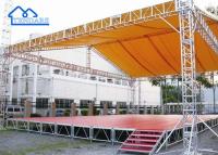 China Aluminum Custom Stage Backdrop Roof Truss Frame Concert Event Platform 600kg Load for sale