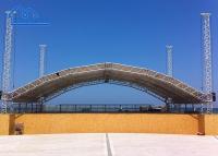 China Aluminum Stage Lighting Truss 375 lbs Capacity 1.3-1.5mm Thickness for Outdoor Party Events for sale
