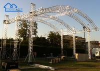 China Aluminum Alloy 6061-T6 Square Truss Clamps Easy Assembly Concert Stage Structure 300mm for sale