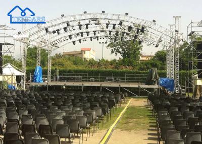 China Aluminum Alloy 6061-T6 Square Truss Clamps Easy Assembly Concert Stage Structure 300mm for sale