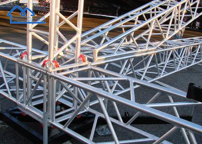 China Silver Aluminum Alloy Stage Lighting Truss - 200×200mm to 600×1000mm Sizes with 0.5m-4m Length Options for sale