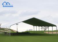 China Aluminum Frame PVC Cover Curve Tent 6m to 40m Width Customizable for Events for sale