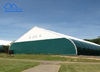 China Aluminum Frame PVC Outdoor Curve Tent 6m to 40m Width for Storage Wedding Party for sale
