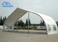 China Customized Heavy Duty Industrial Warehouse Tent Workshop Storage Curve Tent 30m Width for sale