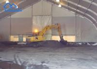China Customized Heavy Duty Industrial Warehouse Tent Workshop Storage Curve Tent 30m Width for sale