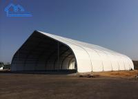 China Custom Outdoor Marquee Event Curve Tent 6m-60m Span with 100km/h Wind Load and -30℃ to +70℃ Temperature Range for sale