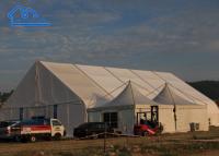 China Aluminum Frame PVC Outdoor Curve Tent 6m to 40m Width for Storage Wedding Party for sale