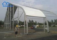 China Customized Heavy Duty Industrial Warehouse Tent Workshop Storage Curve Tent 30m Width for sale