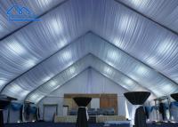 China Outdoor Aluminum Clear Roof Curved Party Tent - 80km/h Wind Load, 0.3kN/sqm Snow Load for Weddings & Events for sale