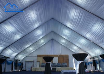 China Outdoor Aluminum Clear Roof Curved Party Tent - 80km/h Wind Load, 0.3kN/sqm Snow Load for Weddings & Events for sale
