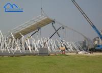 China Aluminum Frame Curve Events Tent with Glass Wall - 3-30m Span Width, 650-850g/sqm Fabric Weight for Commercial Use for sale
