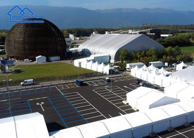 China Custom Aluminum Curve Tents 3-60m Width Range with 120km/h Wind Load and 75kg/㎡ Snow Capacity for Outdoor Events for sale