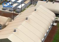 China Custom Aluminum Curve Tents 3-60m Width Range with 120km/h Wind Load and 75kg/㎡ Snow Capacity for Outdoor Events for sale
