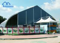China Custom Aluminum Curve Tents 3-60m Width Range with 120km/h Wind Load and 75kg/㎡ Snow Capacity for Outdoor Events for sale