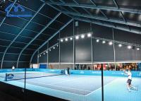 China Waterproof Tennis Court Tent 3-50m Width Aluminum Frame 75kg/sqm Snow Load 100km/h Wind Rating for sale