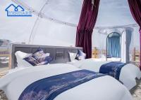 China Aluminum Frame Geodesic Dome Glamping Tent with 2.7-4.2m Diameter Options and 10+ Year Lifespan for sale