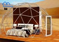 China Aluminum Frame Geodesic Dome Glamping Tent with 2.7-4.2m Diameter Options and 10+ Year Lifespan for sale