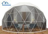 China Aluminum Frame Geodesic Dome Glamping Tent with 2.7-4.2m Diameter Options and 10+ Year Lifespan for sale