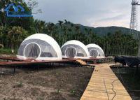 China Luxury Fireproof Geodesic Dome Glamping Tent 24.5m² Area with 16 PC Panels for Hotels & Resorts for sale