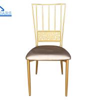 China Luxury Gold Metal Banquet Chair with Cushion - 450x500x1020mm Dimensions, 4.5kg Weight for Wedding Events for sale