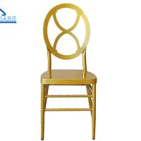China Luxury Gold Metal Banquet Chair with Cushion - 450x500x1020mm Dimensions, 4.5kg Weight for Wedding Events for sale