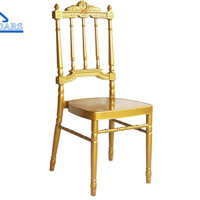 China Metal Stackable Chiavari Wedding Chair 44x41.5x93cm with Cushion for Events for sale