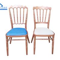 China Luxury Gold Metal Banquet Chair with Cushion - 450x500x1020mm Dimensions, 4.5kg Weight for Wedding Events for sale