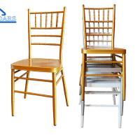 China Luxury Gold Metal Banquet Chair with Cushion - 450x500x1020mm Dimensions, 4.5kg Weight for Wedding Events for sale