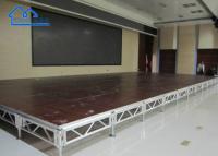 China Aluminum Portable Stage 1.22x1.22m with 750kg/m² Load Capacity for Outdoor Concerts and Events for sale
