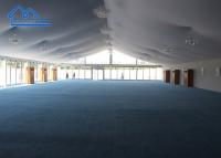 China Custom Press Conference Church Meeting Tent 6061/T6 Aluminum Frame 850gsm PVC Lining Curtain for sale