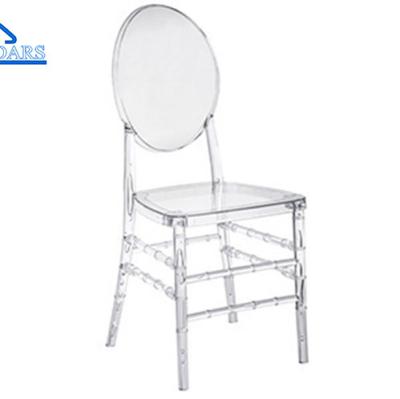 China Custom Clear Chiavari Chair 46.5x40x44cm PC Polycarbonate Hotel Banquet Wedding Event Tent for sale