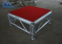 China Aluminum Portable Stage 1.22x1.22m with 750kg/m² Load Capacity for Outdoor Concerts and Events for sale