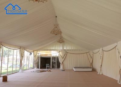 China Custom Party Wedding Marquee Tent 6m to 50m Span with Decoration Liner and Accessories for sale