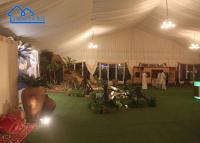 China Marquee Party Tent Satin Fabric Ceiling Roof Lining 170T Custom Color Wedding Event for sale