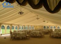 China Custom Aluminum Alloy Party Wedding Tent 10m x 20m with Lining and Curtain for sale