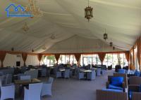 China Marquee Party Tent Satin Fabric Ceiling Roof Lining 170T Custom Color Wedding Event for sale