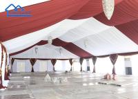 China Custom Luxury White Indoor Party Tent with Linings and Curtains 6m-50m Width for sale
