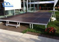 China Portable Aluminum Event Stage Platform 1.22×2.44m with 750kg/m² Load Capacity for Outdoor Weddings and Concerts for sale