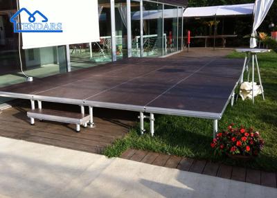 China Portable Aluminum Event Stage Platform 1.22×2.44m with 750kg/m² Load Capacity for Outdoor Weddings and Concerts for sale
