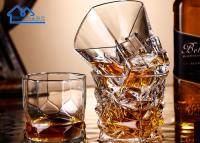 China Custom Lead-Free Crystal Whiskey Glasses - 250-400g Weight, 0-100℃ Temperature Range, Hand Made Food Grade Glassware for sale