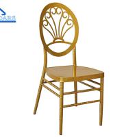 China Luxury Gold Metal Banquet Chair with Cushion - 450x500x1020mm Dimensions, 4.5kg Weight for Wedding Events for sale