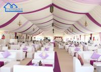 China White Fire Retardant Wedding Tent Liner 10ft x 10ft with NFPA 701 Certification for Party Marquee Ceiling for sale