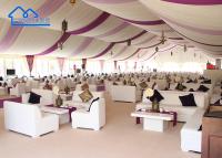 China Fire Retardant Polyester Tent Lining Fabric 10ft x 10ft for Wedding and Event Decor for sale